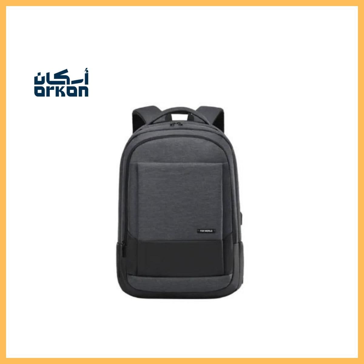 SHAOLONG Bag 15.6" Backpack (Grey/Black) | Arkan Stores